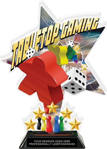 Tabletop Gaming Shattered Star Colorix Acrylic Trophy- 10 inch [TACR10 ...