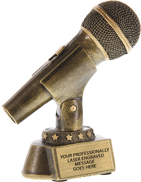 Microphone Resin Trophy [RCMIC] – Awards Depot