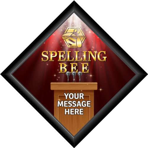 Diamond Plaque- Spelling Bee [PFCDIA-11-SPB] – Awards Depot