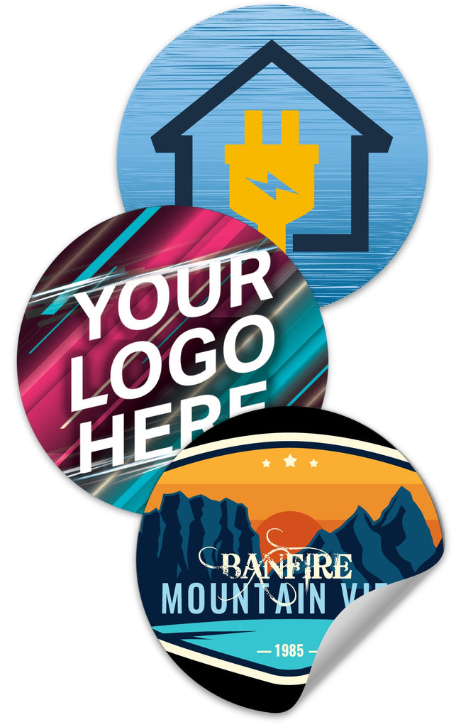 Custom Circle Sticker - 5 inch [SXTK-CIR-5X5] – Awards Depot