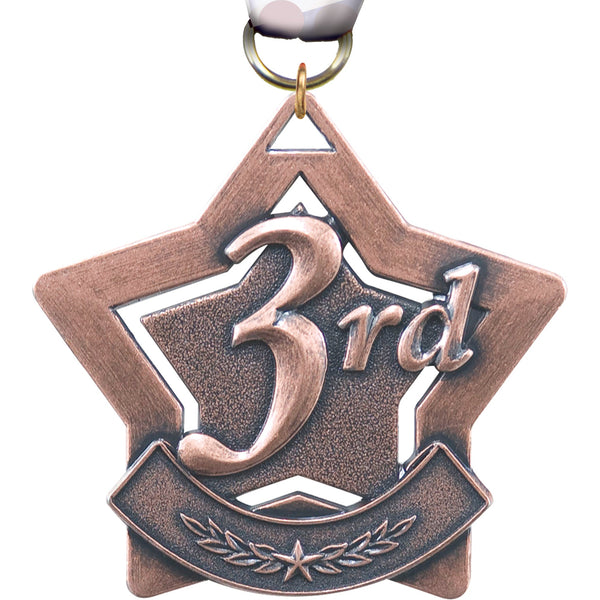 3rd Place Star Medal [MSX2-3RD] – Awards Depot