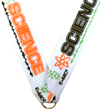 7/8 x 30 in. Science Neck Ribbon [NKRB-1010] – Awards Depot