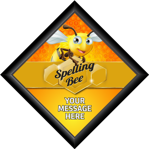 Diamond Plaque- Spelling Bee [PFCDIA-8-SPB] – Awards Depot