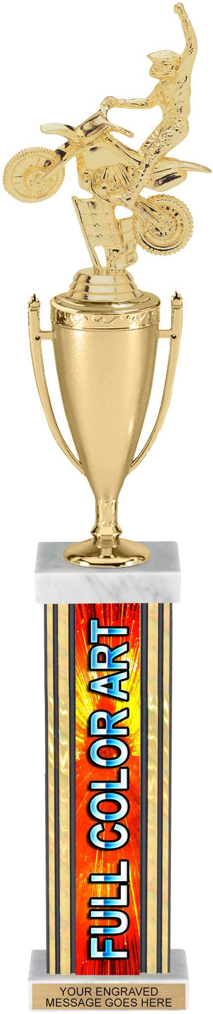 Custom Rectangle Column Cup Trophy - 20 inch [TXCSQ20-Z] – Awards Depot