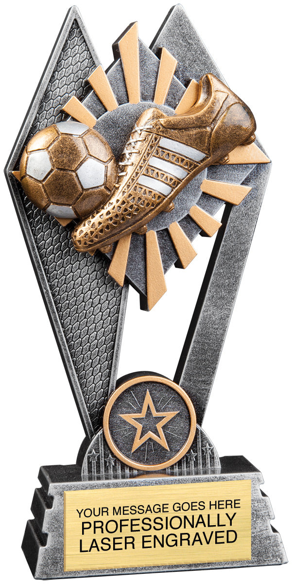Soccer Sun Ray Trophy - 7 inch [RJSR-7-SC] – Awards Depot