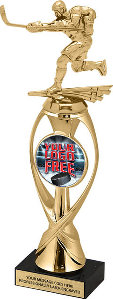 Custom Gold Ribbon Riser Trophy [TXPRR12-G] – Awards Depot