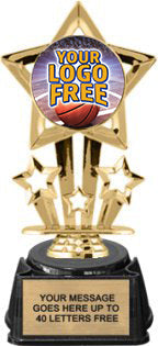 Shooting Star Custom Insert Trophy on Synthetic Regal Base [TXRGi-C67] – Awards Depot